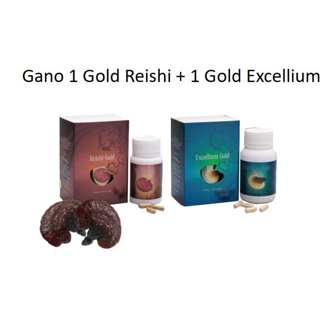 ( Ready Stock ) Gano 1 Reishi Gold & 1 Excellium Gold Gano Excel 200's ...