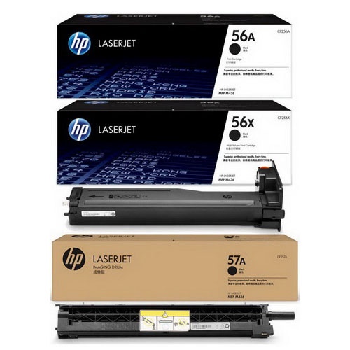 HP 56A, 56X (Toner), 57A (Drum) - LaserJet MFP M433a, M436n, M436dn ...