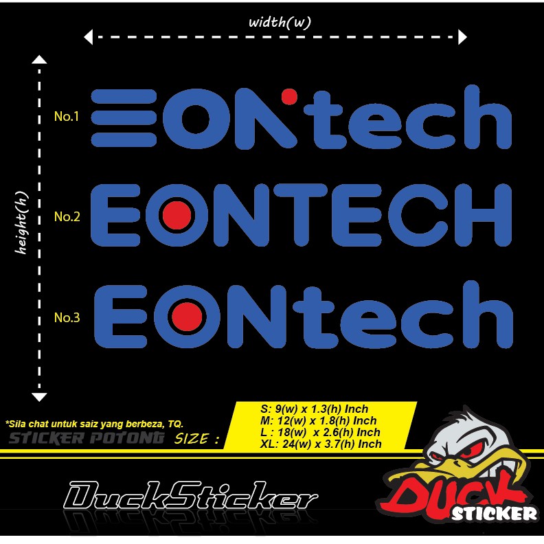 EONTECH STICKER 1PCS | Shopee Malaysia