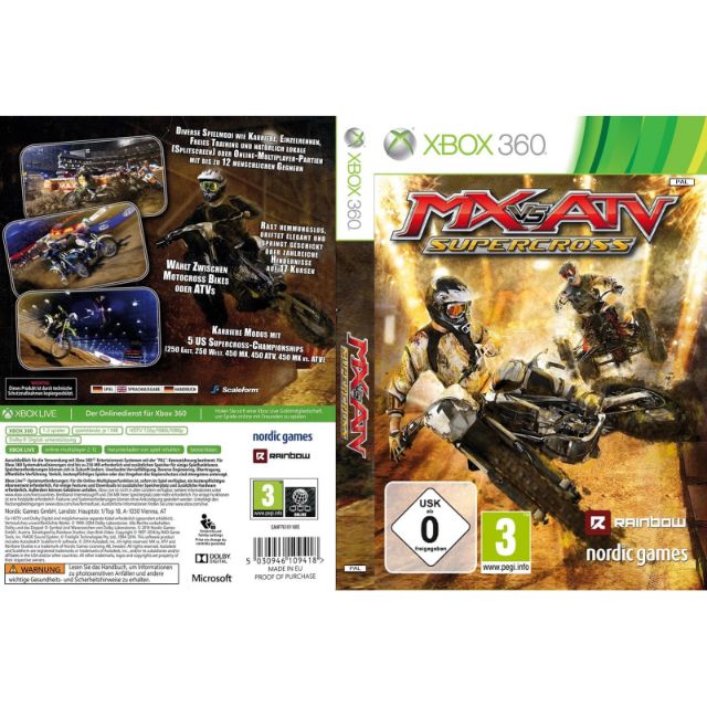 Xbox 360 MX VS ATV supercross (FOR MOD CONSOLE) | Shopee Malaysia