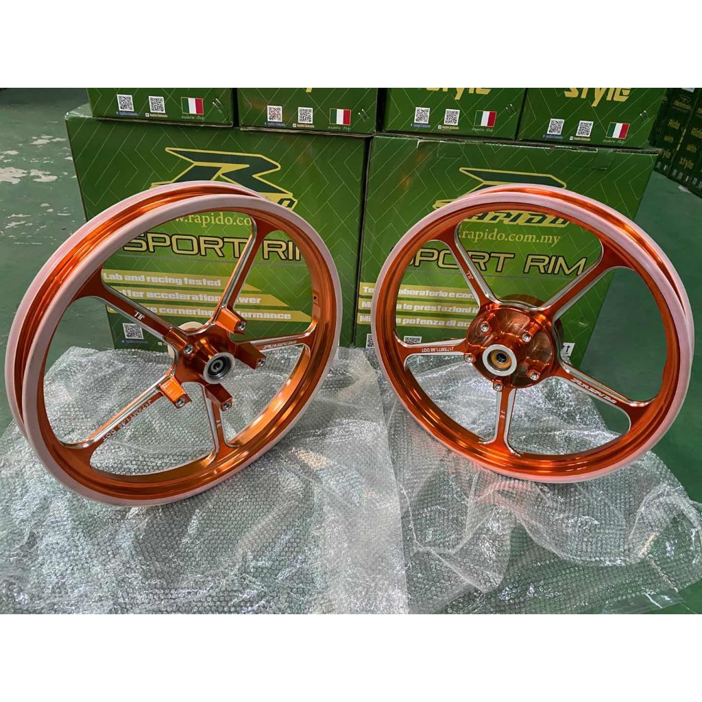 Rapido Yamaha Y15ZR Ysuku Y LC135 LC Sport Rim Model 505 FG505 16/16 16 ...