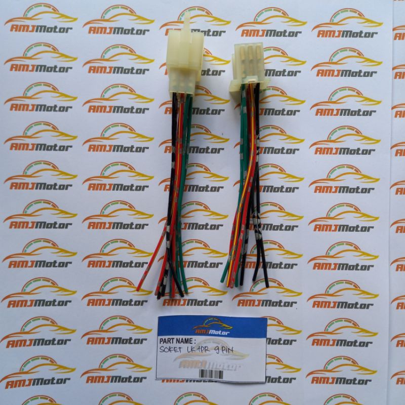 (1 pair) 9 pin connection Socket for male and female spot cable ...