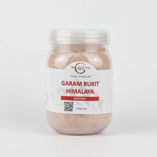 SERI AISHAH Himalayan Salt Iodine Garam Bukit Himalaya iodin 650g masak ...