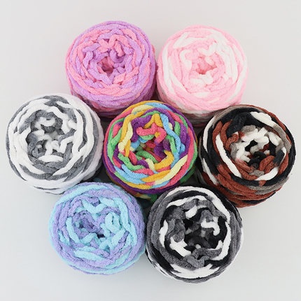 50m Soft Cotton Hand Knitting Yarn Chunky Woven Bulky Crochet Worested ...