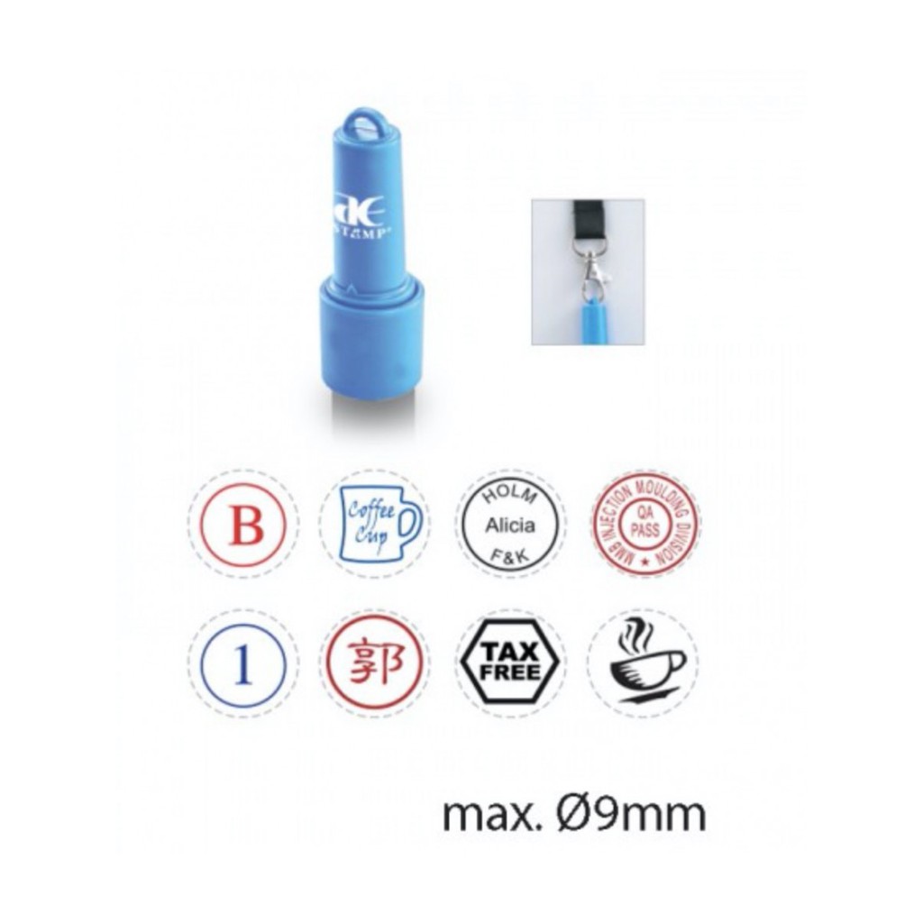 AE (Ø 9mm) - AE Gel Stamp / Pre-inked Stamp / Custom Made Personalized ...