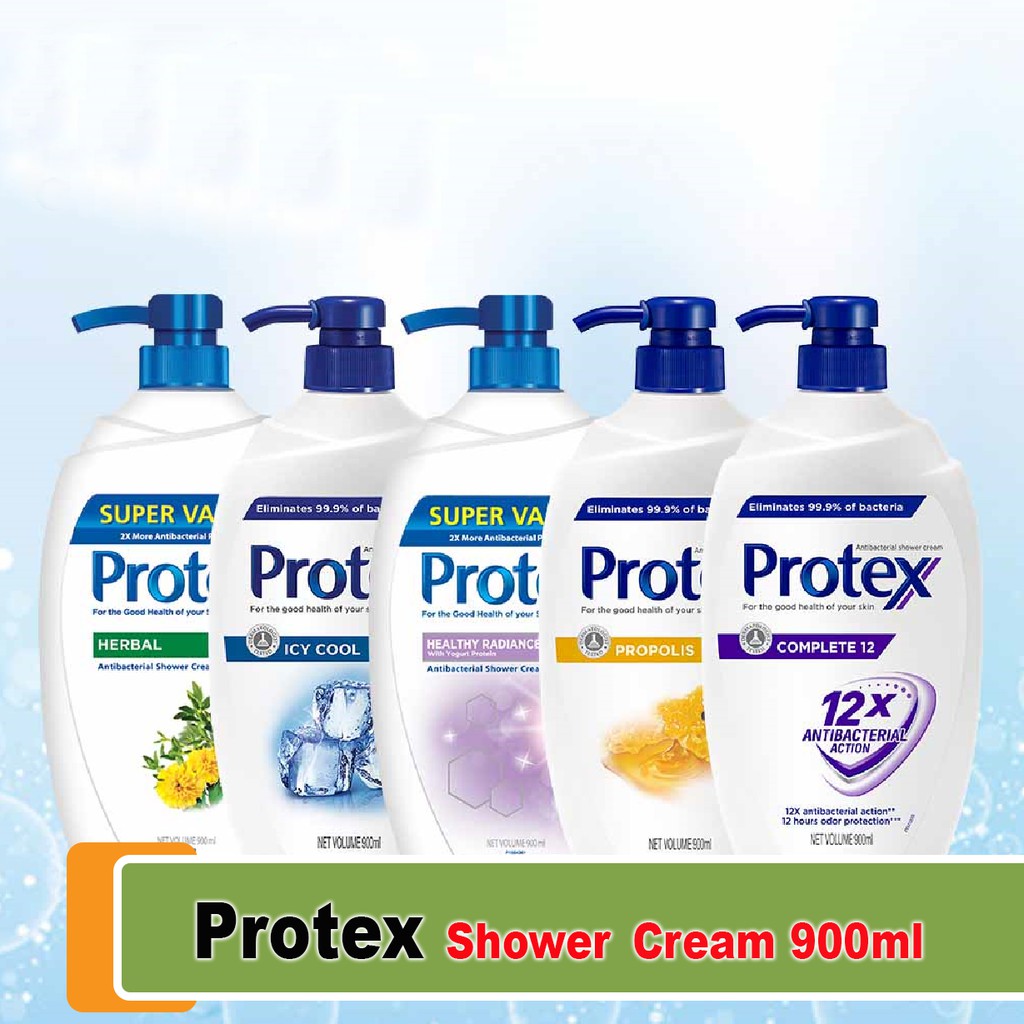 Protex Shower Cream 900ML - Healthy Radiance/Propolis/Icy Cool/Herbal ...