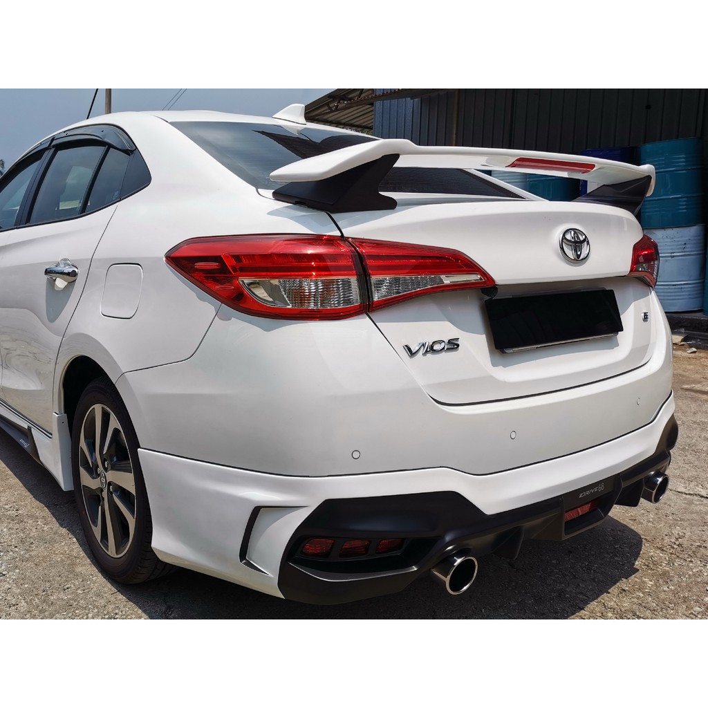 TOYOTA VIOS 2019 ( TRD GT ) SPOILER WITH 2K COLOR PAINT - FRP | Shopee ...