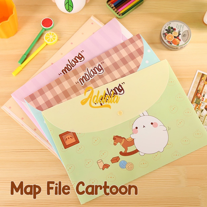 Button File Folder / Cute Design A4 Button File Folder | Shopee Malaysia