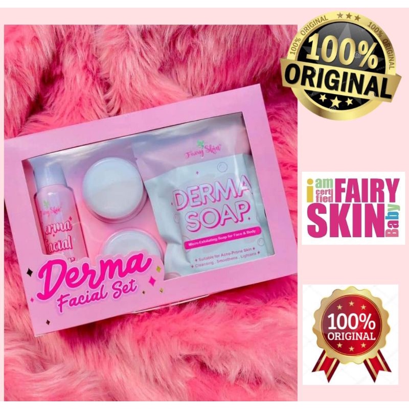 FAIRY SKIN DERMA FACIAL SET (NEW PACKAGING) | Shopee Malaysia