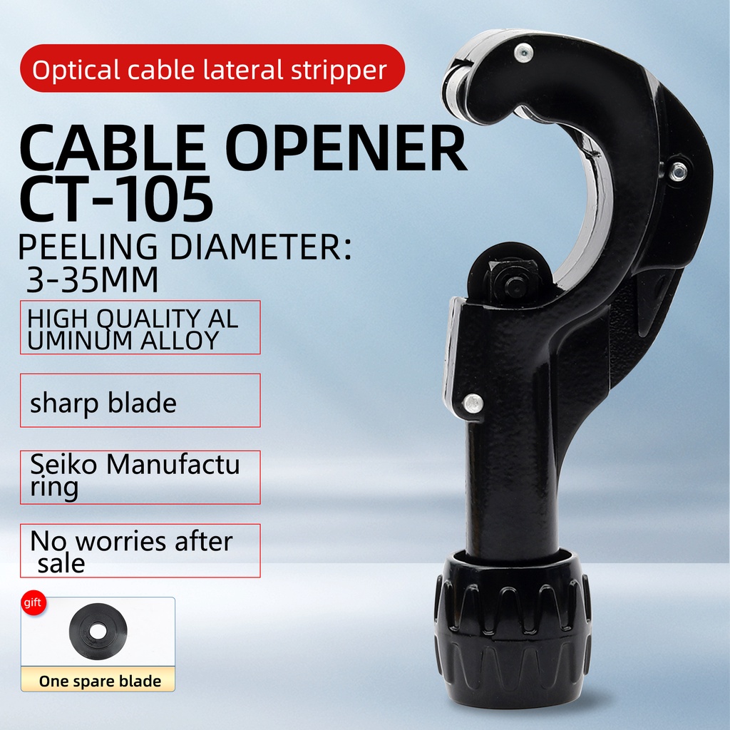 CT-105 Optical cable lateral stripper opener cable cutter outer sheath ...