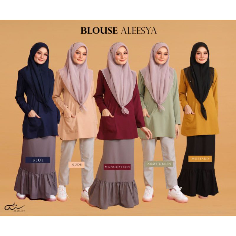 Blouse Aleesya 📌 (SEBELUM ORDER, CHAT UNTUK TANYA STOCK DULU YA 🌼 ...