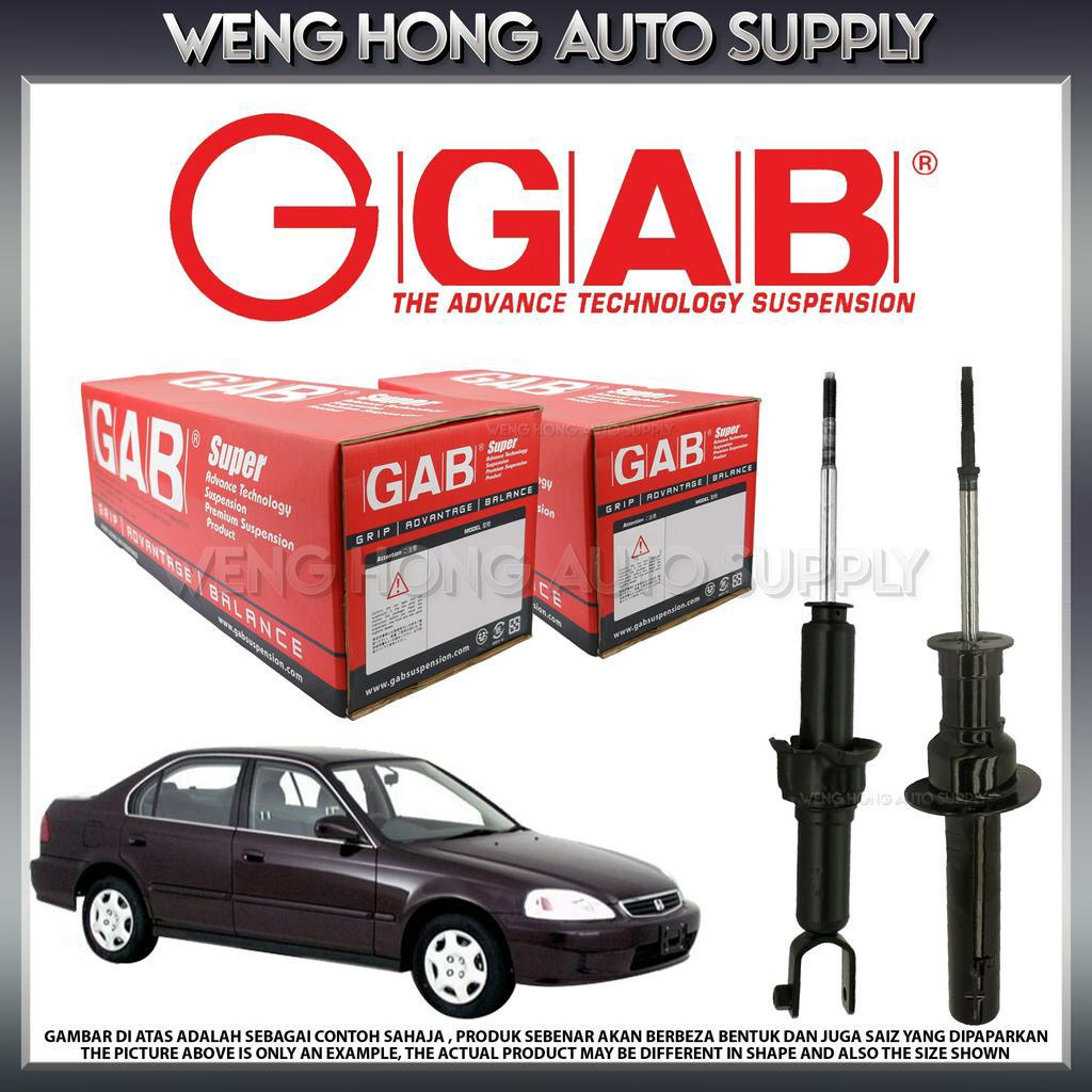 [ GAB ] Honda Civic EJ EK SO4 VTEC Front / Rear Shock Absorber Gas GAB Super Premium 1996-2000 ...