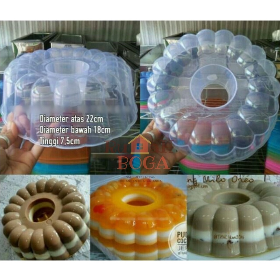 Plastic Long Polka Dot Pudding Cake Food Pan Mold | Shopee Malaysia