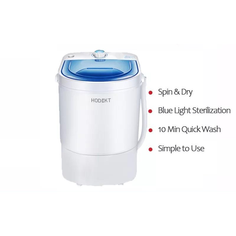 Mini Washing Machine 4.5Kg Semi Auto Laundry Clothes Washer Spinner ...