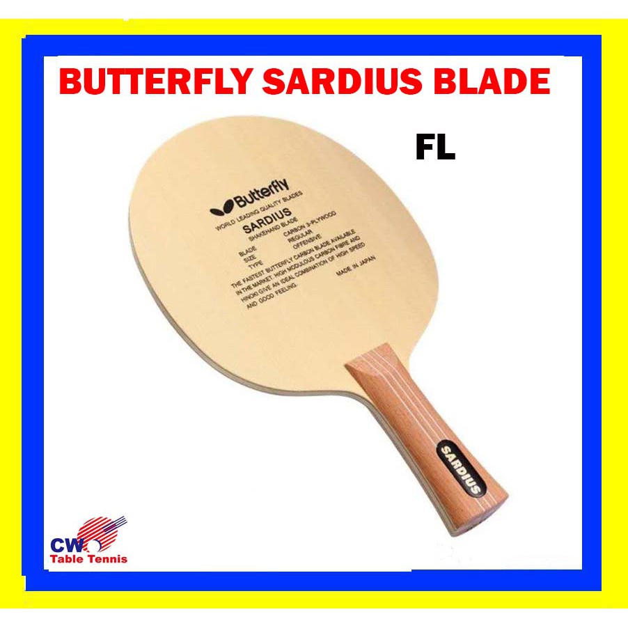 BUTTERFLY SARDIUS 30091 Racket Table Tennis Ping Pong (READY STOCK ...