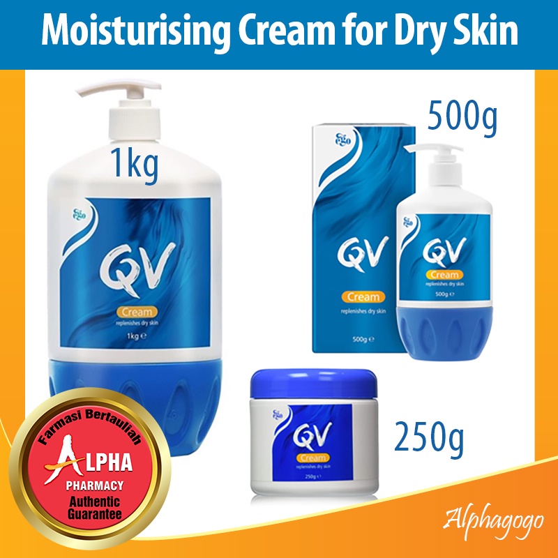 QV Cream Replenishes Dry Skin (250g / 500g / 1kg) | Shopee Malaysia