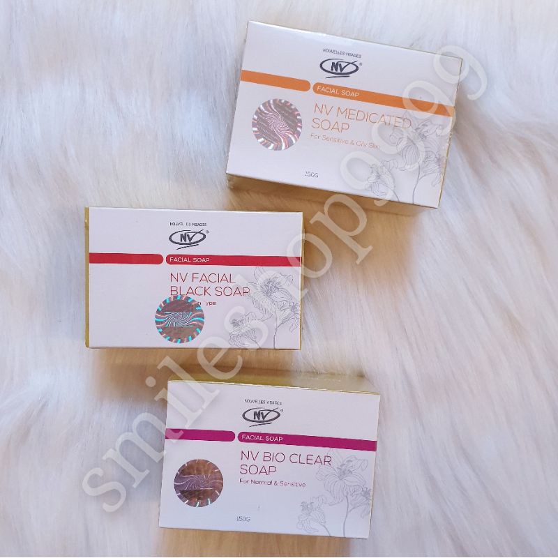NV FACIAL BLACK SOAP / MEDICATED SOAP / BIO CLEAR SOAP 150gm -100% ORI ...
