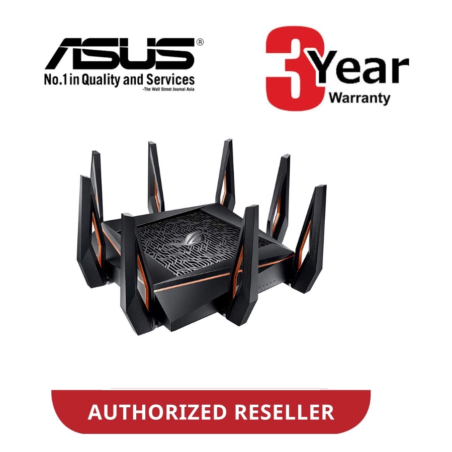 ASUS ROG Rapture GT-AX11000 Tri-band WiFi Gaming Router for AX11000 ...