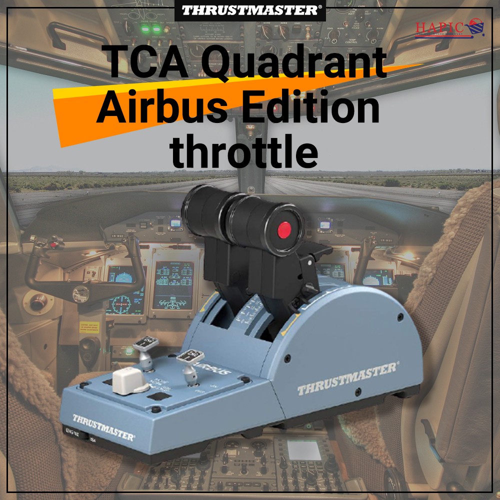 Thrustmaster TCA Quadrant Airbus Edition | Shopee Malaysia