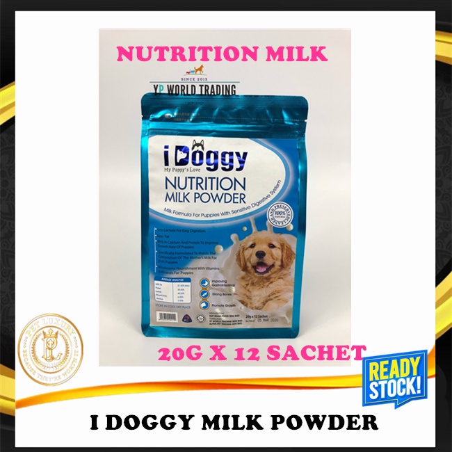 I Doggy Nutrition Milk Powder (Dog) 100G (20g x 12 Sachet) | Shopee ...
