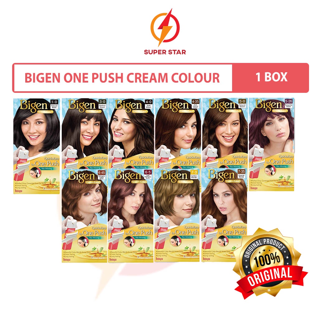 Bigen One Push Cream Color | Shopee Malaysia