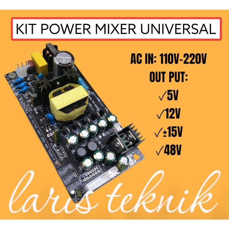 Psu MIXER AUDIO UNIVERSAL AUDIO KIT POWER SUPPLY MIXER | Shopee Malaysia