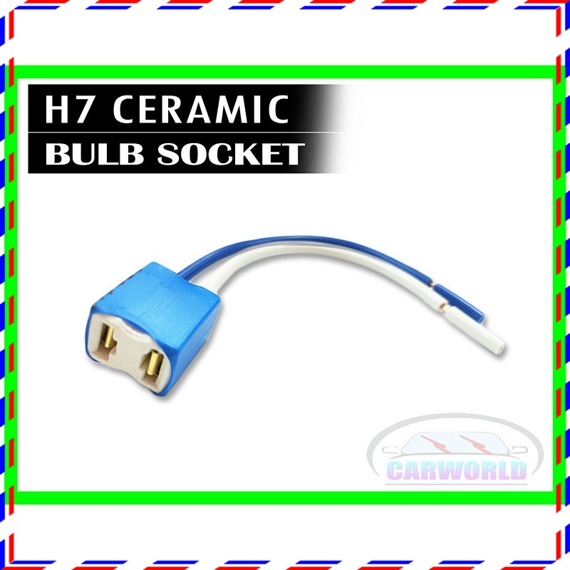 H7 Bulb Ceramic Socket Connector (1PCS) | Shopee Malaysia