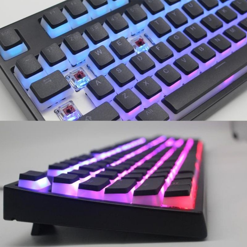 [KL Ready Stock] Pudding Keycaps PBT Double Shot Injection Keycap ...