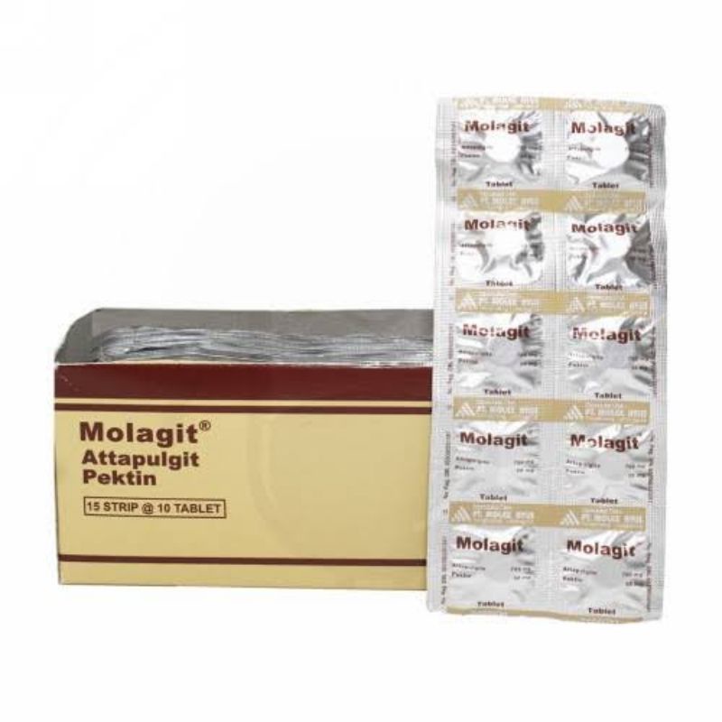 MOLAGIT, 1 strip contains 10 tabs, diarrhea/diarrhea medicine | Shopee ...