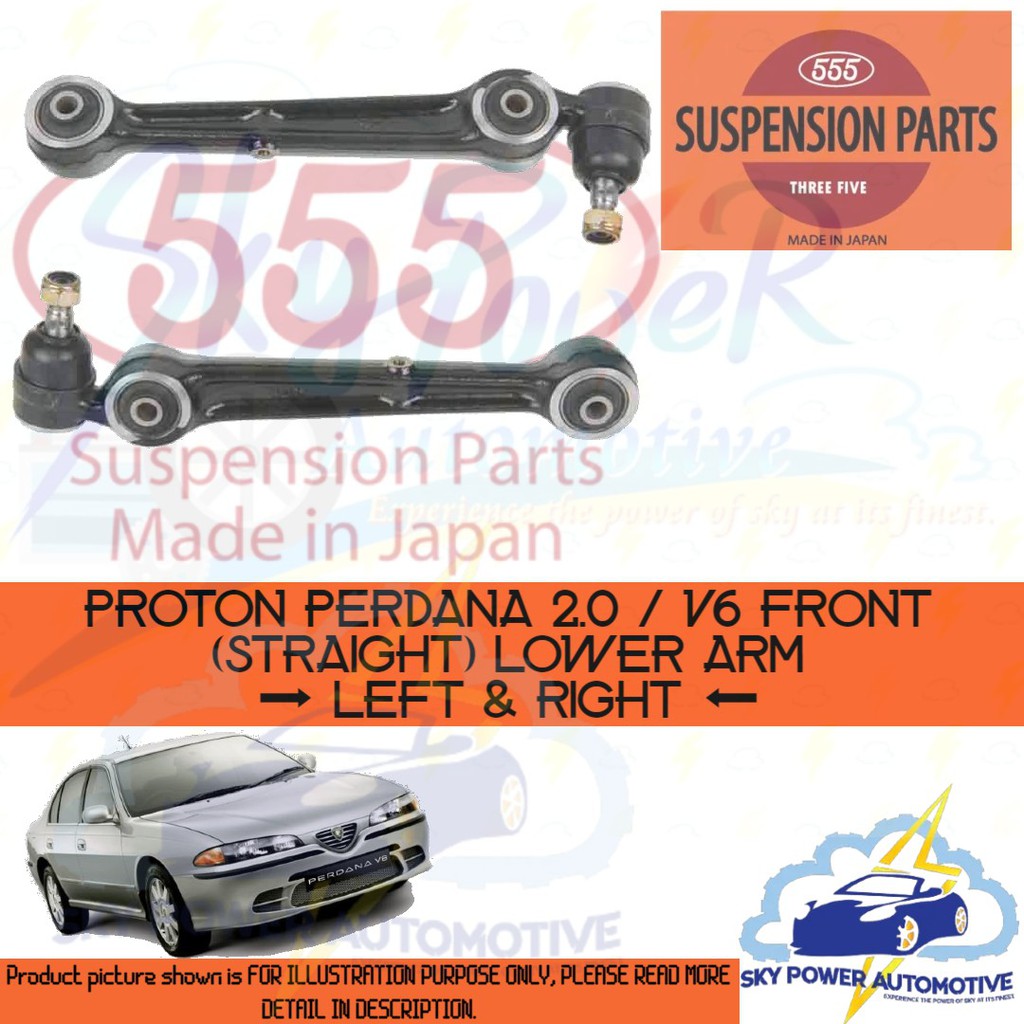 PROTON PERDANA 2.0 / V6 555 JAPAN BRAND (STRAIGHT) LOWER ARM (FRONT ...