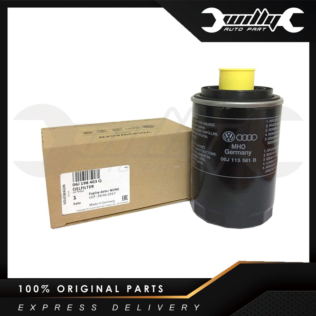 (100% Original) Audi Volkswagen Oil Filter - A4 A5 A6 A7 Q3 Q5 Passat ...