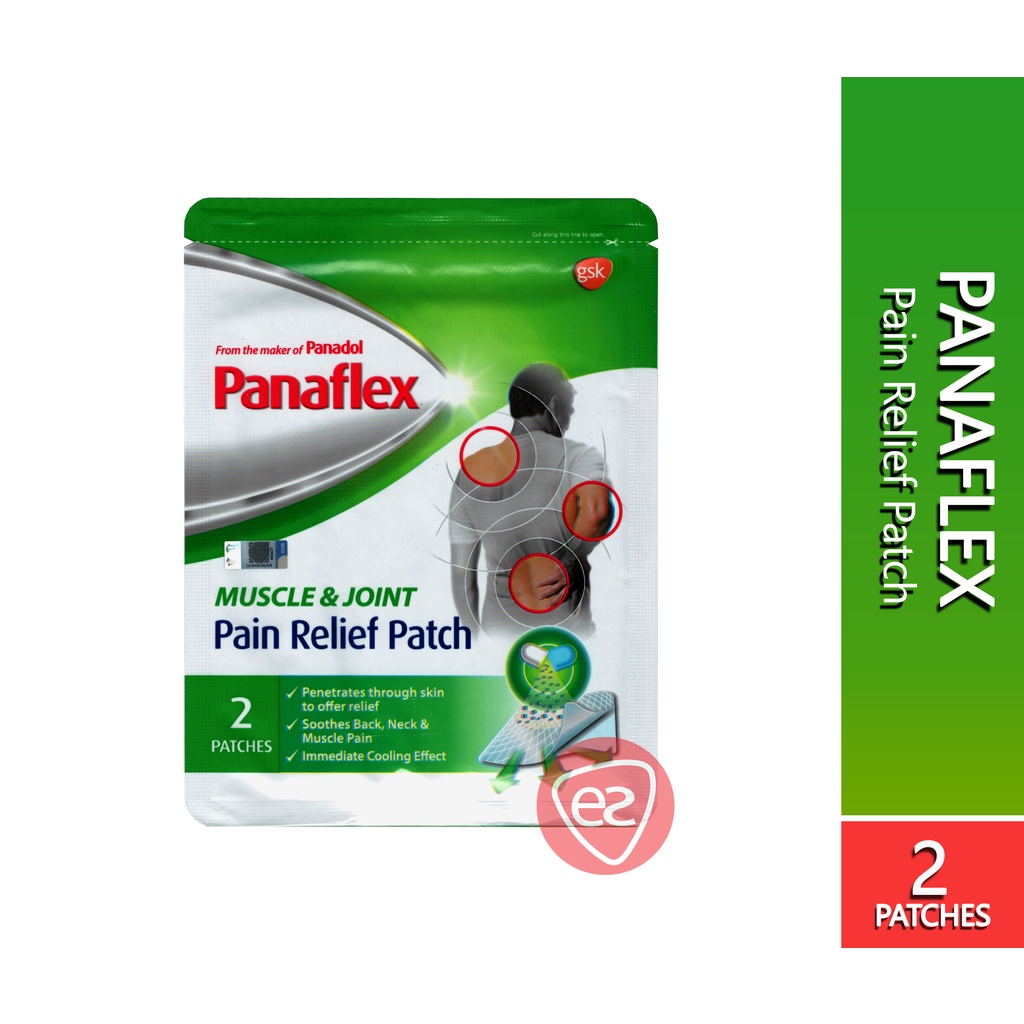 PANAFLEX MUSCLE & JOINT PAIN RELIEF PATCH ( 2 PATCHES / VALUE PACK 4 ...