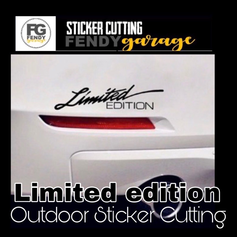 Limited edition car Stickers / Stickers kereta limited edition ...