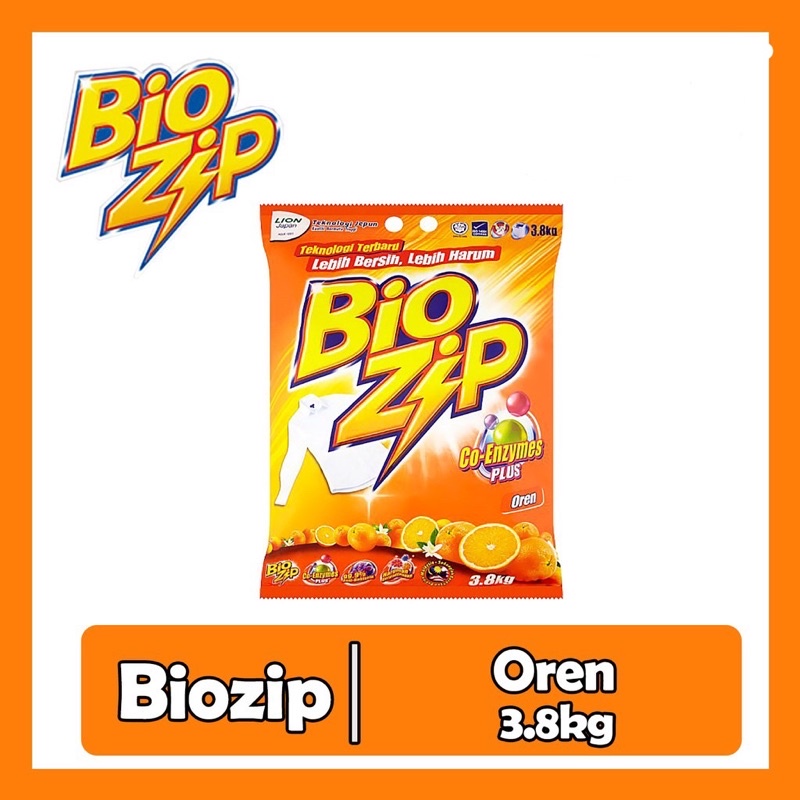 Bio Zip Powder Detergent (3.8kg) | Shopee Malaysia