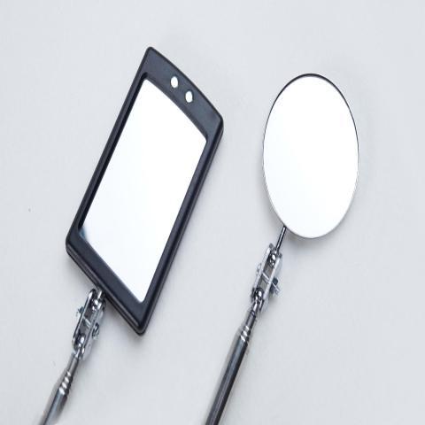 Vehicle Inspection Mirror Universal Telescopic Reflector Periscope ...