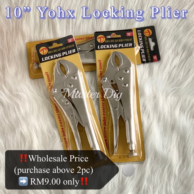 ‼️READY STOCK‼️10” YOHX JAM LOCKING PLIER /GRIPE PLIER/VICE GRIPE PLIER ...