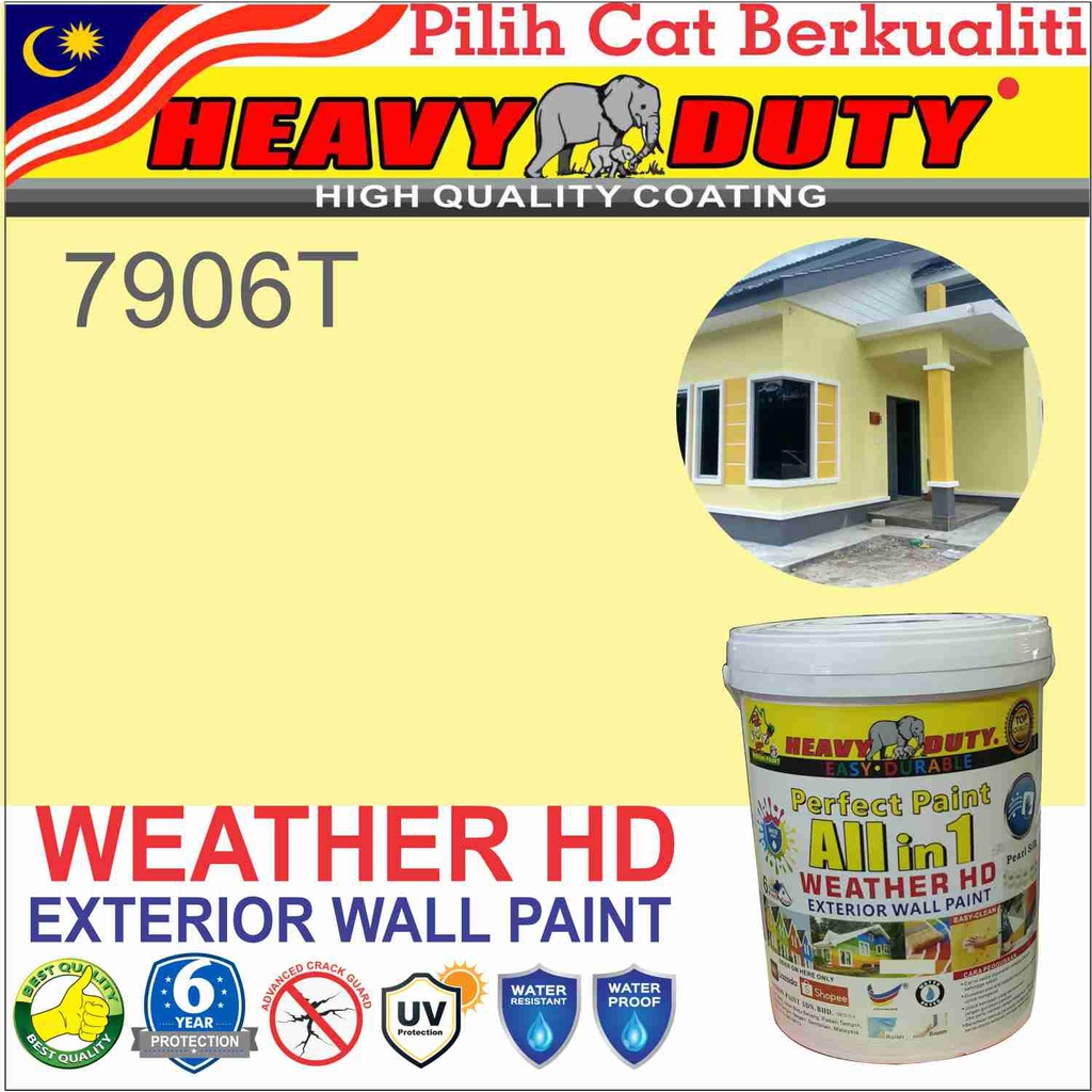 5L ( 5 LITER ) WEATHER PREMIUM EXTERIOR ACRYLIC PAINT FEDERAL PAINT ...
