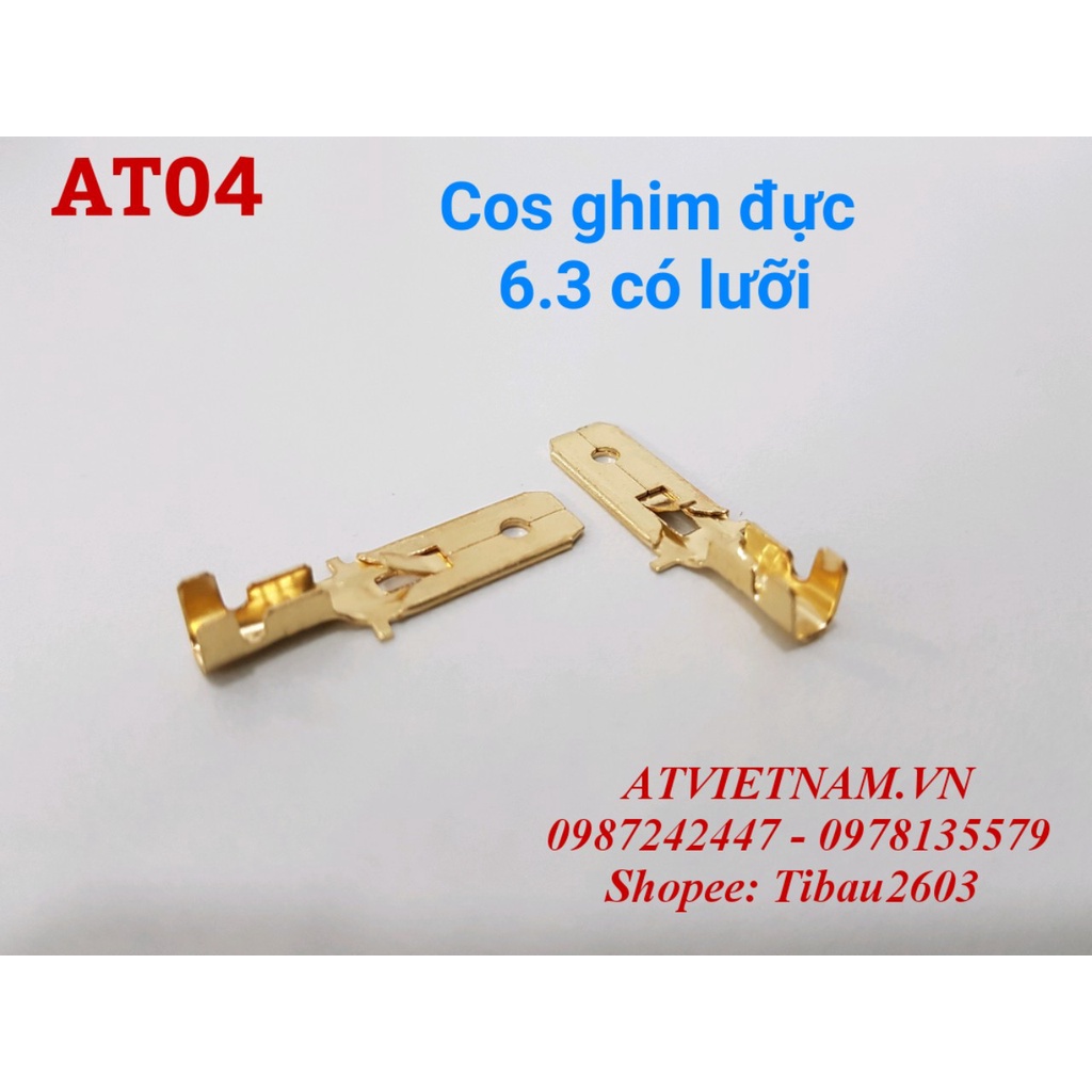 Cos Male Pin 6.3 - AT04 (1 pack/50 pieces) | Shopee Malaysia