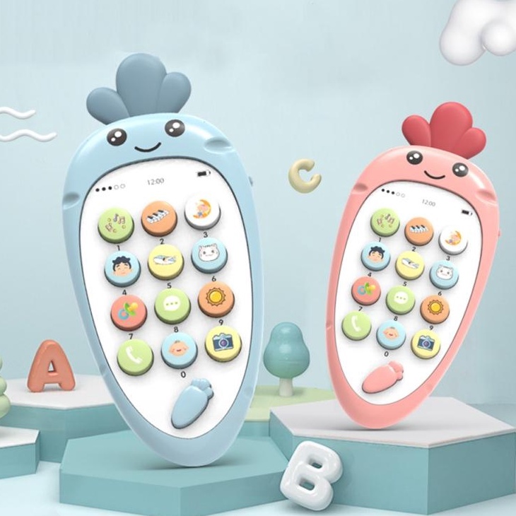 Mini Phone Baby Educational Phone Baby Phone Toys Music Baby Phone Toy ...