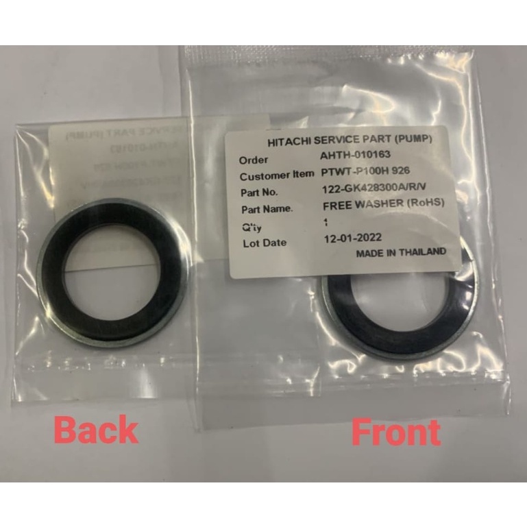 Hitachi Free Washer for all type of Hitachi Water Pump | Shopee Malaysia
