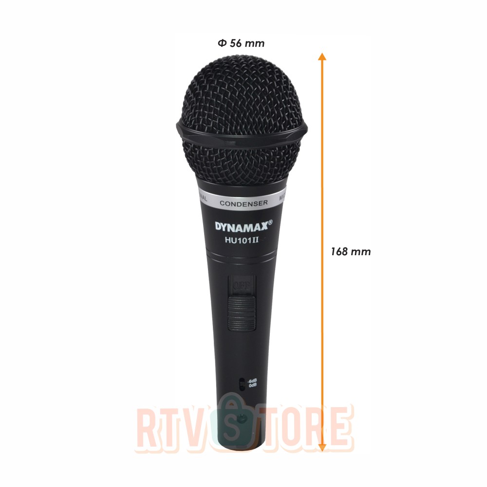 DYNAMAX BRAND UNIDIRECTIONAL CONDENSER MICROPHONE (PHCDDX-HU101ii ...