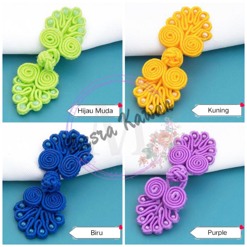Butang Cheongsam / Chinese Knot Button (1 Pasang) | Shopee Malaysia