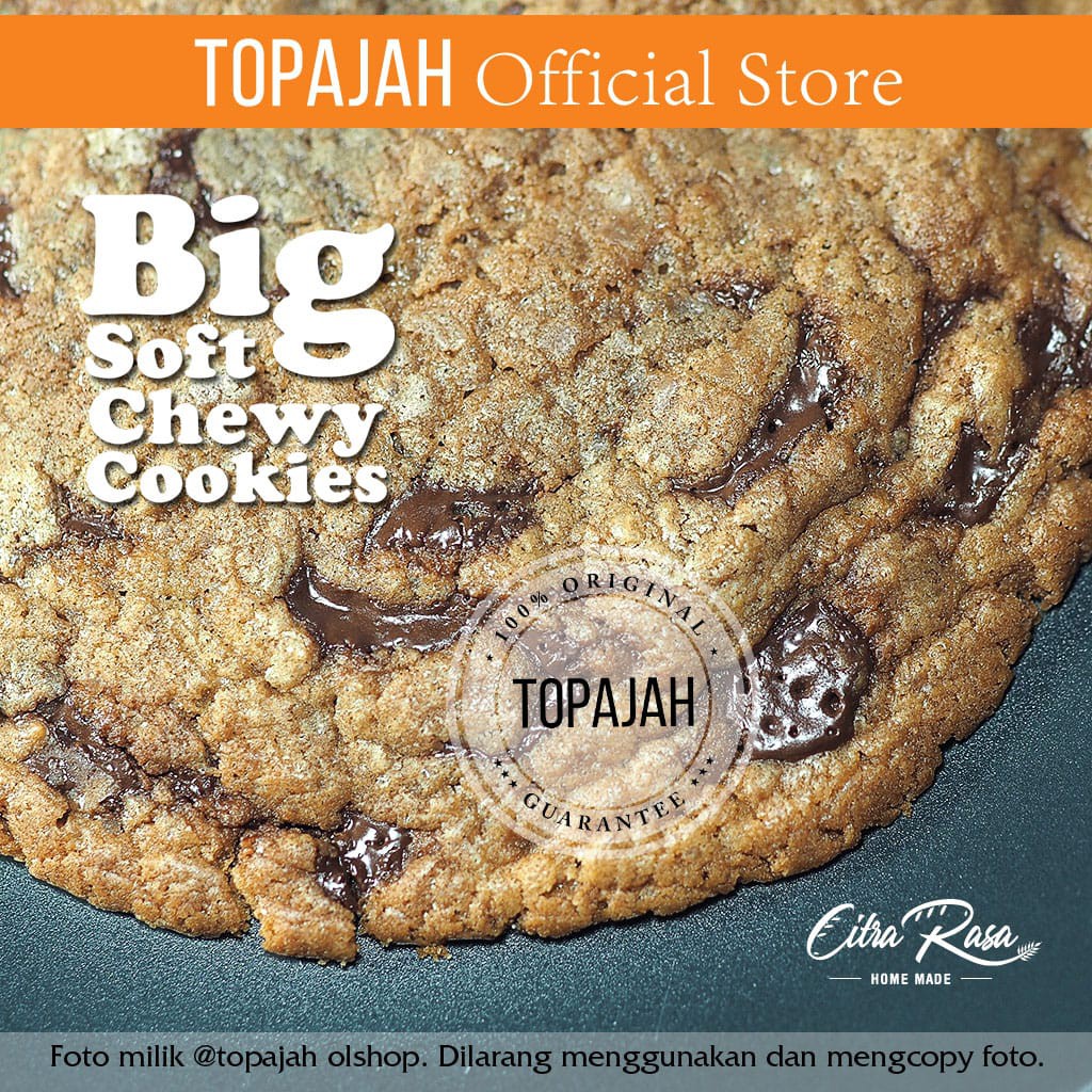 Big Soft Chewy Cookies Variant "THE CLASSIC" By Citra Rasa | Shopee ...