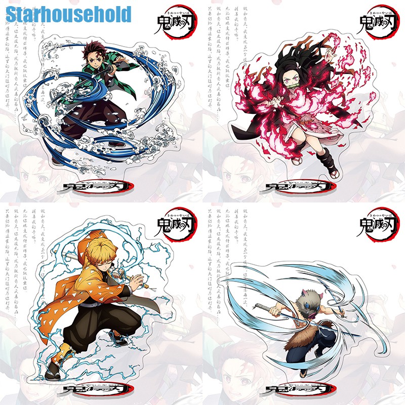 Anime Demon Slayer Stand Kimetsu No Yaiba Zenitsu Tanjirou Acrylic ...