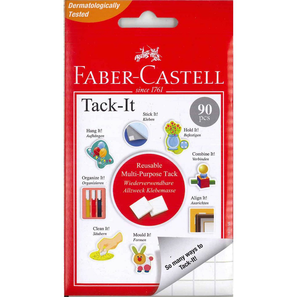 Faber Castell Tack IT 50gsm/90pcs (White) | Shopee Malaysia