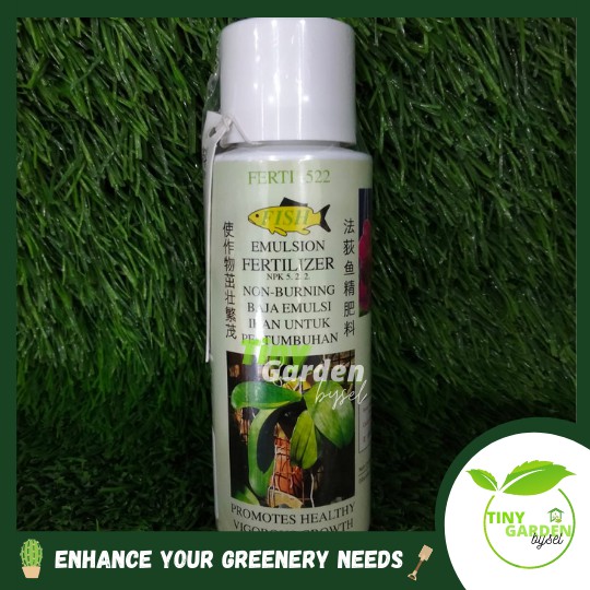 FERTI 522 FISH EMULSION FERTILIZER 120ml | Shopee Malaysia