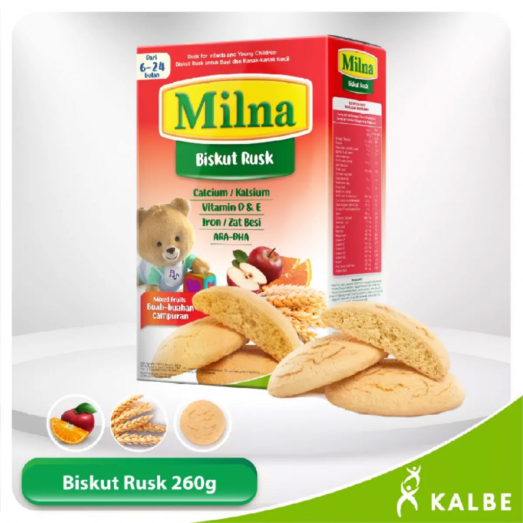MILNA Baby Rusk Mix Fruit (260g) | Shopee Malaysia