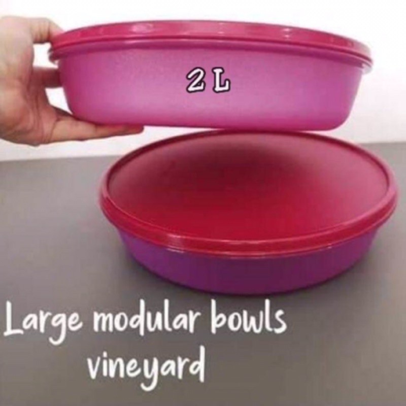 Tupperware Large Modular bowl 2 liter | Shopee Malaysia