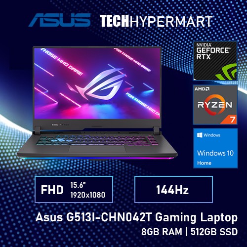 Asus ROG Strix G15 G513I-CHN042T 15.6" Laptop/ Notebook (Ryzen 7 4800H ...