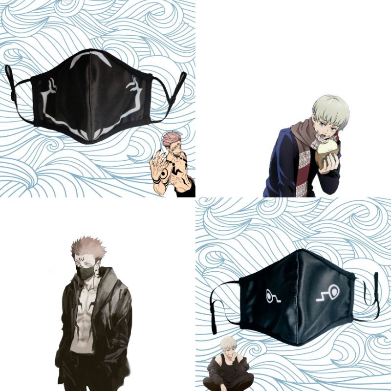 "MASK JUJUTSU KAISEN" mask ryomen sukuna,mask inumaki toge(get anime ...